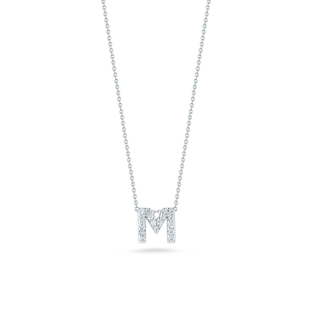 Roberto Coin Letter M Pendant | Zadok Houston & Austin