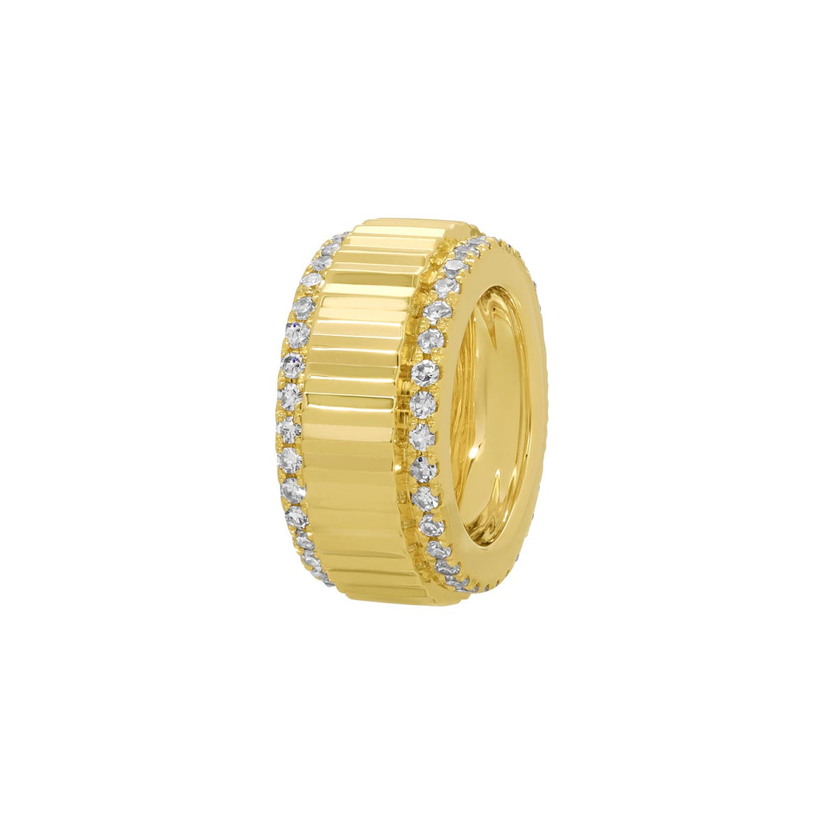 Rondelle Pave Diamond Pendant (Pendant Only)