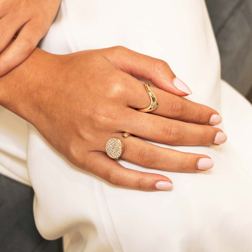 Zadok Collection Diamond Accent Ring | Zadok Houston