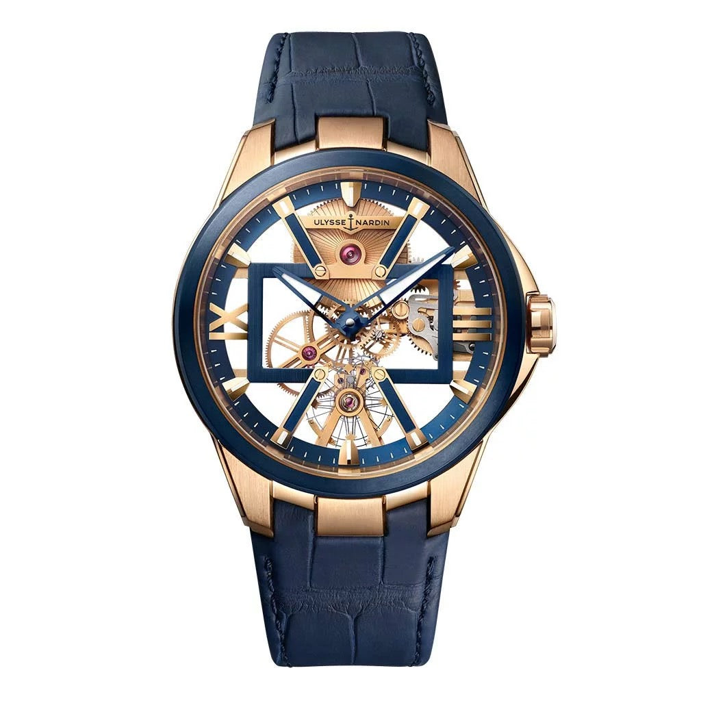 Blast Skeleton X 42mm Rose Gold Watch