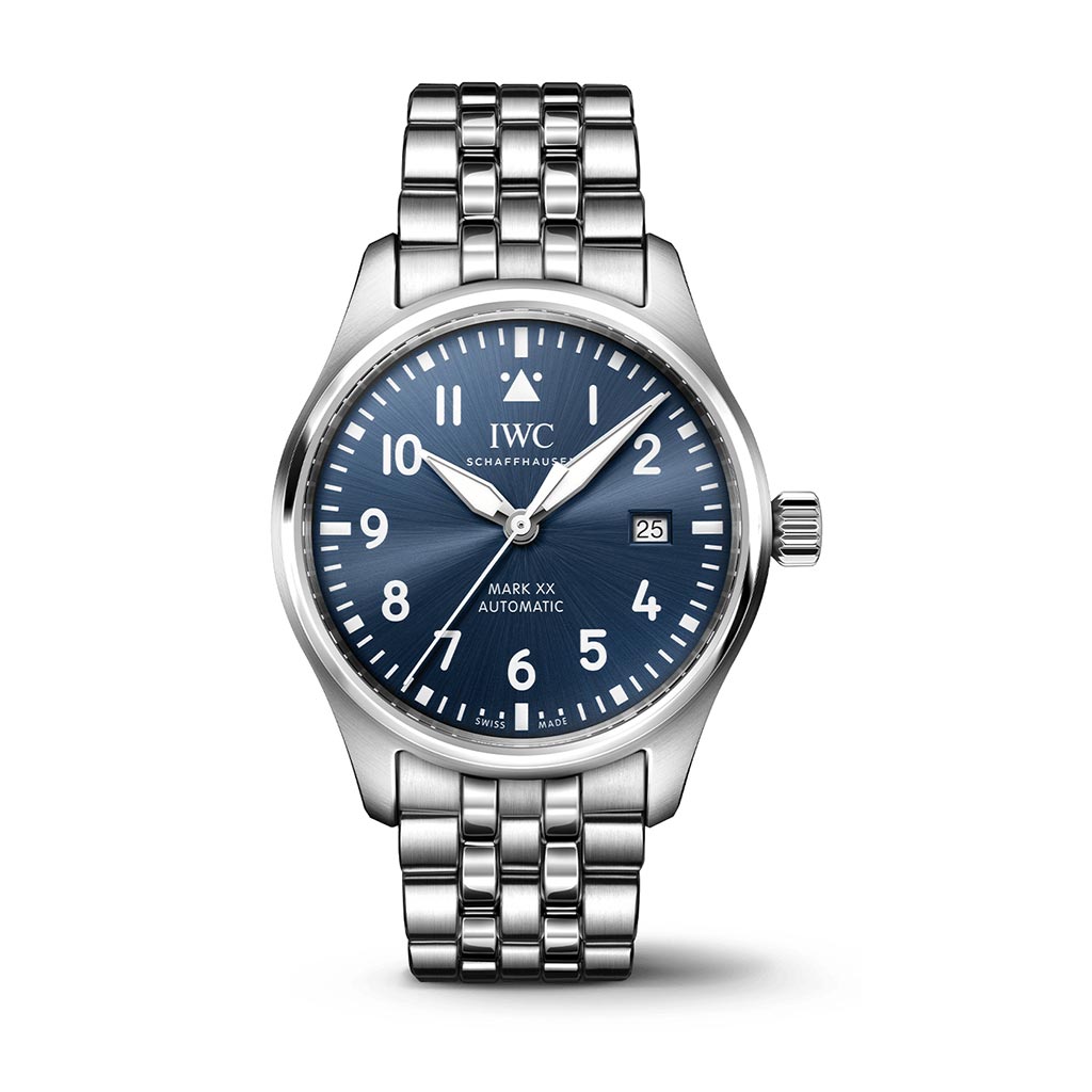 IWC Pilot's Watch Mark XX Blue Dial Watch IW328204 Houston & Austin