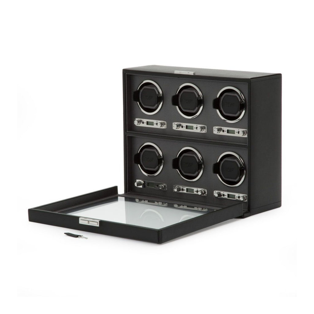 Wolf Designs 6 Piece Watch Winder | Zadok Houston